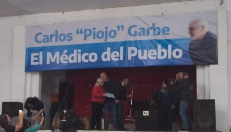 Homenaje al Dr. Garbe en el Club Mariano Moreno - Semanario de Junín