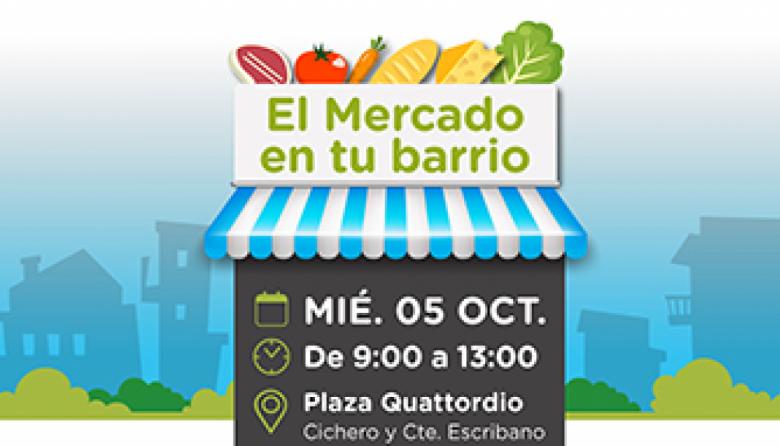 'El Mercadito en tu barrio' estará el miércoles en la plaza Quattordio ...