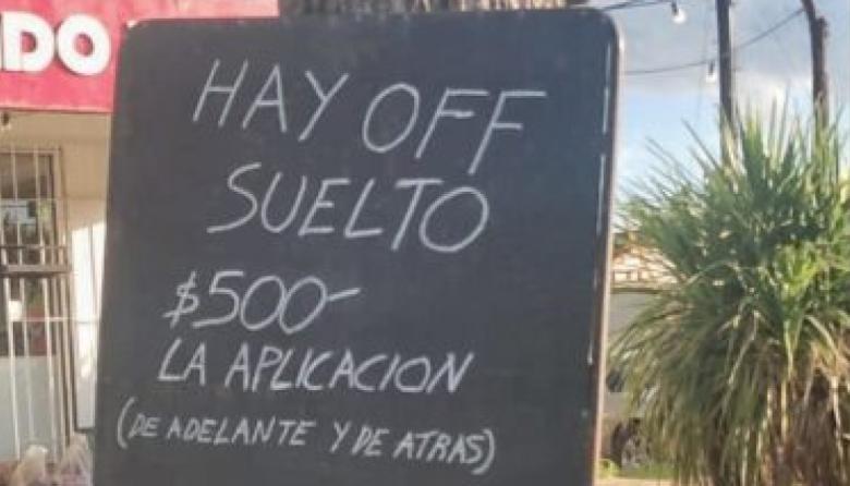 “OFF suelto, a 500 pesos la aplicación” - Semanario de Junín