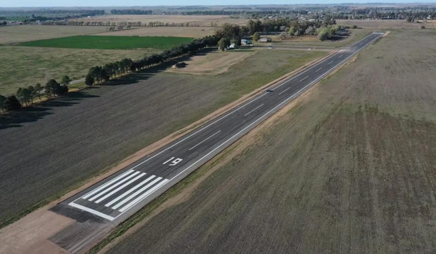 Rehabilitaron el Aeródromo Público de Huinca Renancó - Semanario de Junín
